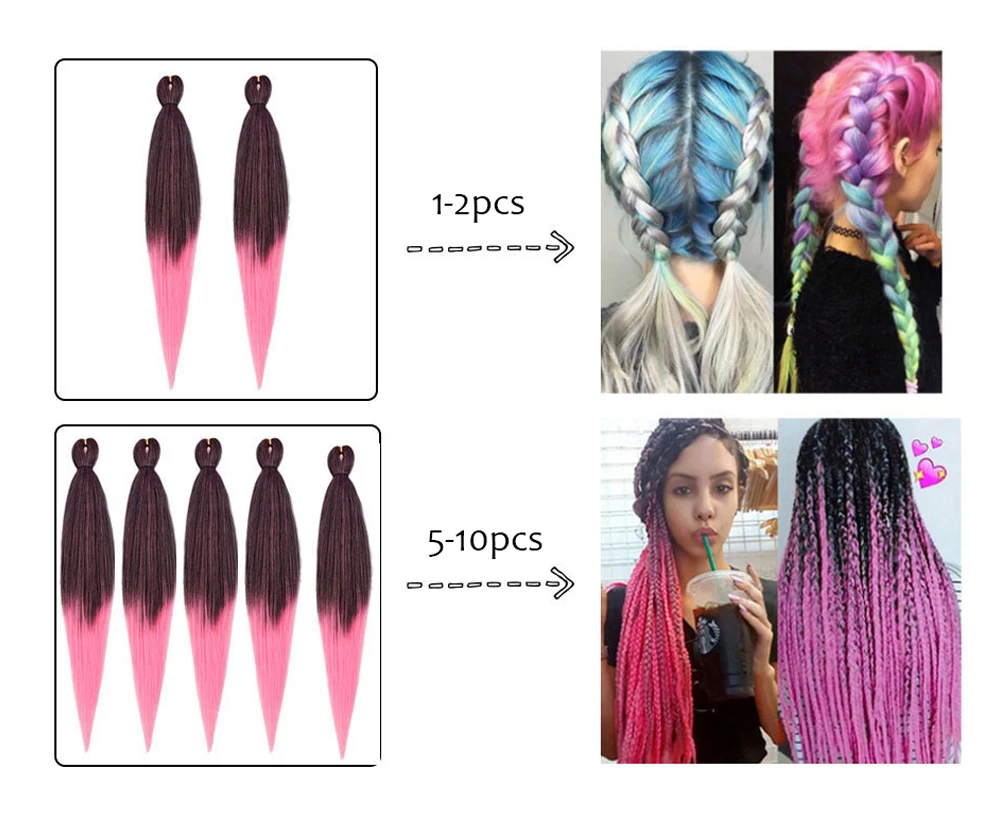 Hot Water Super 50in 3x Private Label Ez Braid Pre Stretched Private ...