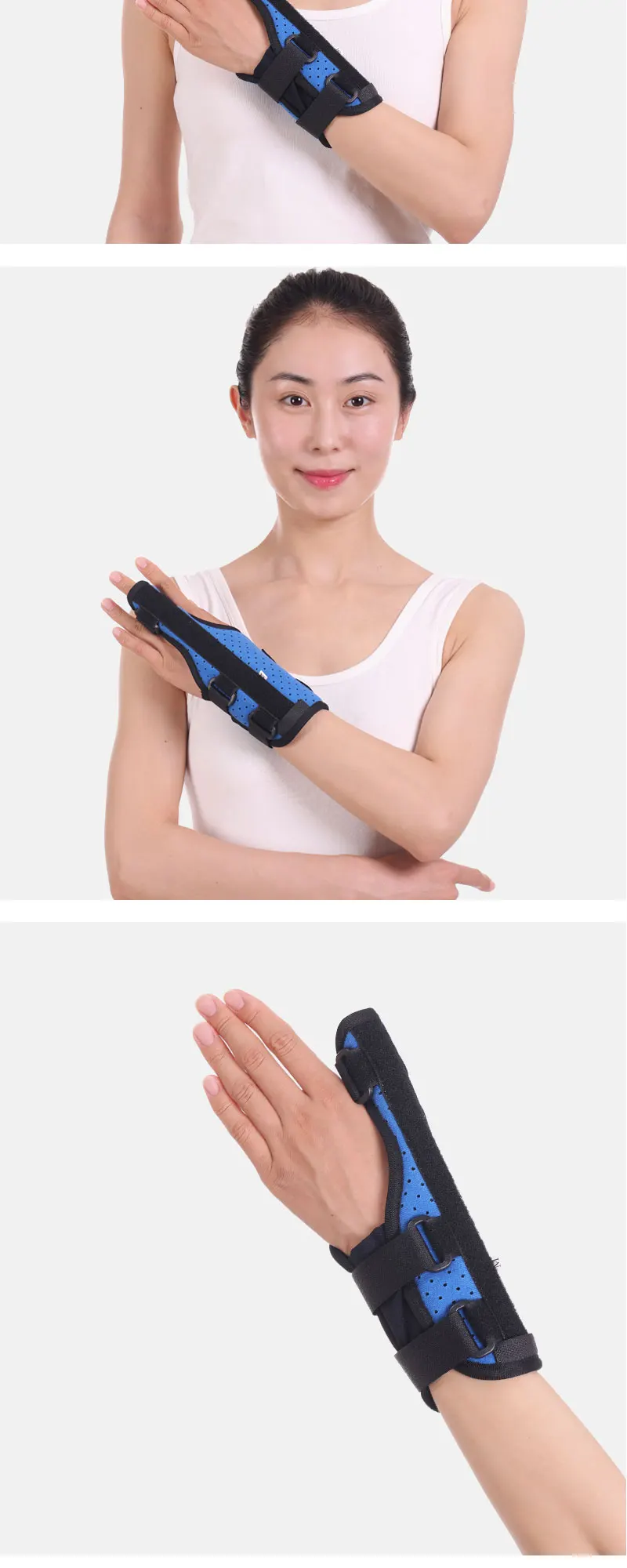 Wrist Brace Support Splint Wrist Stabilizer Band Brace Thumb Bandage ...