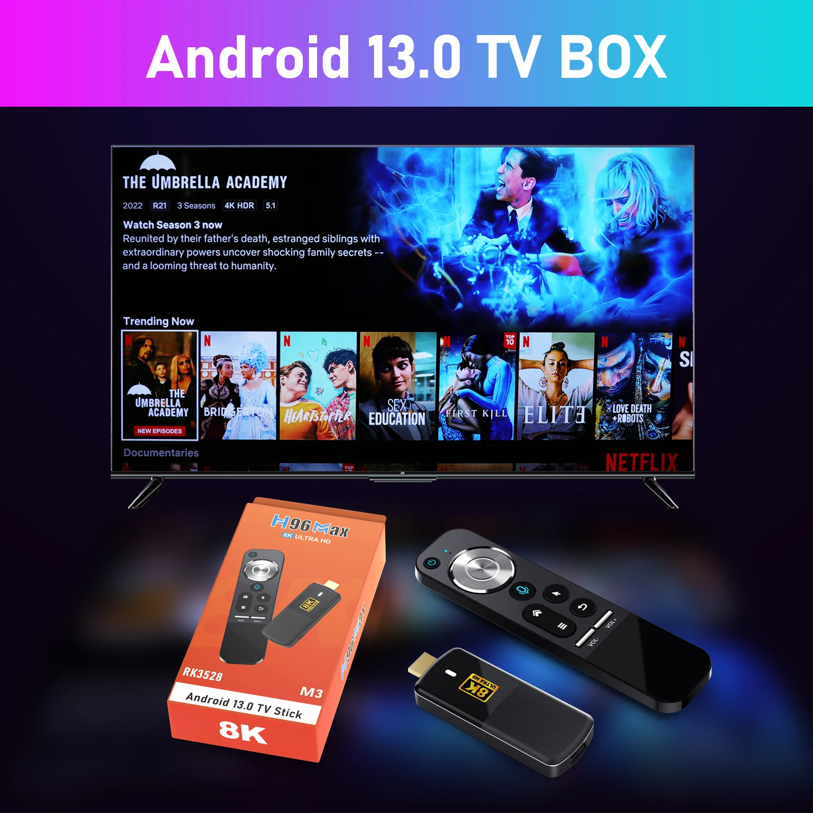 Factory Direct Android 13 Original H96 Max M3 Tv Stick 8k 2gb Ram 16gb ...