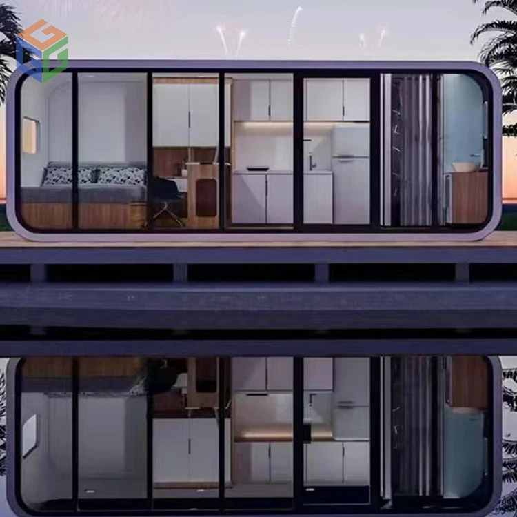 Luxury Mobile Outdoor apple Cabin Modular Homestay Prefabricated ...