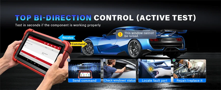 Launch X431 Crp919x Bt Obd Codes 2 Years Update 30+ Reset Diagnosing ...