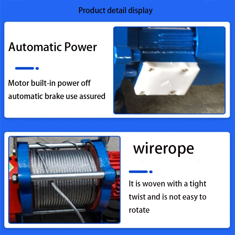 Fast Lifting Speed Wire Rope Hoist Winches 220v 380v
