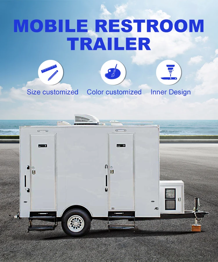 Mobile Portable Restroom Toilet Restroom Trailers Portable Toilet ...