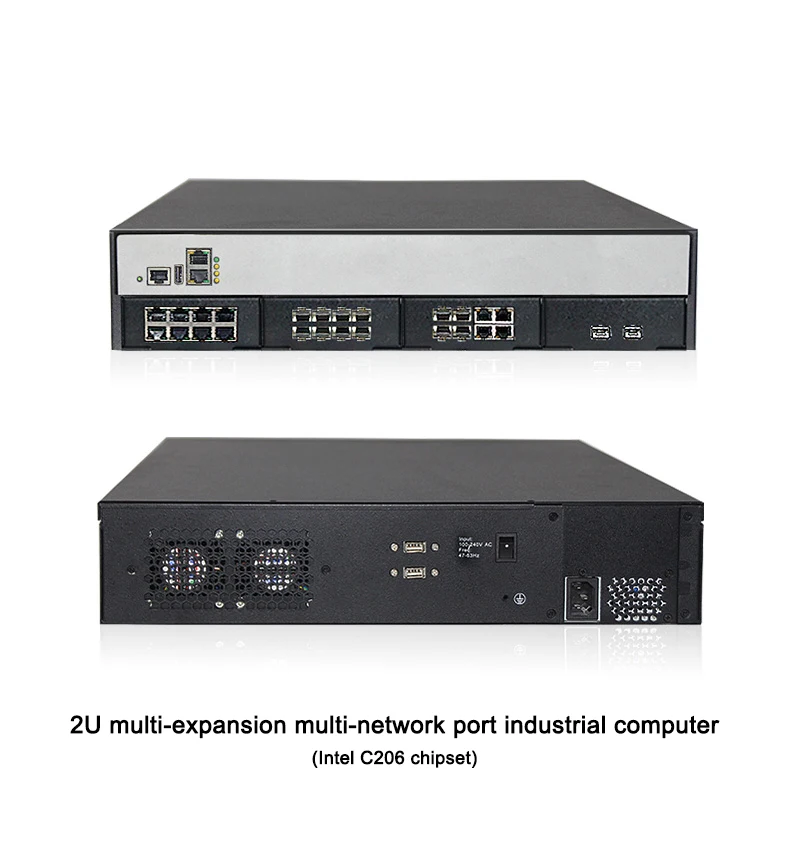 Portable Industrial Computer Mini 2u Rackmount Network Firewall Server ...