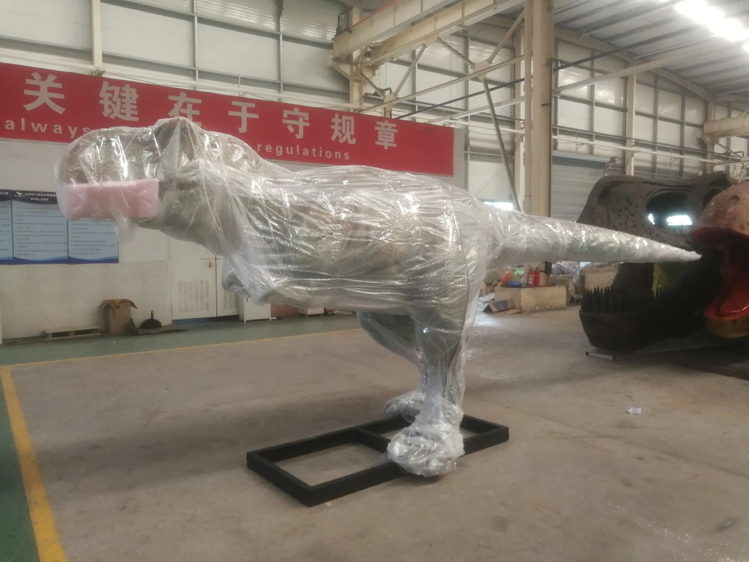 Sgad18 Life Size Mechanical 3d Realistic Western Dragon Animatronic ...