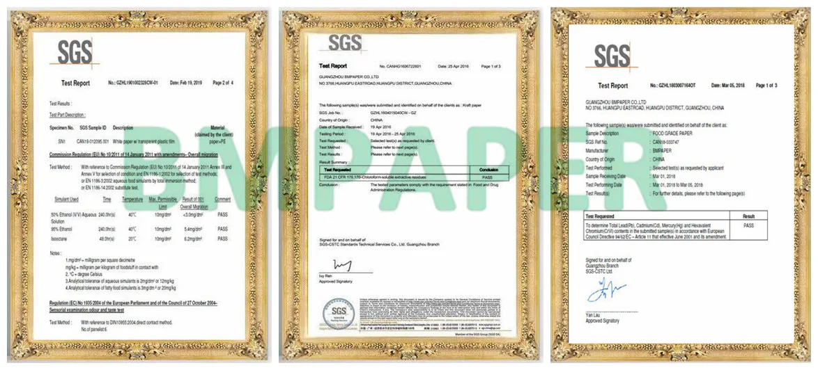 215gsm Recyclable Food Safe Coated Fbb Carton Board Food Packaging ...