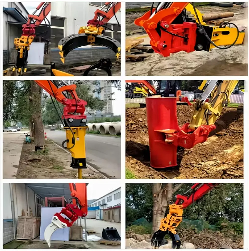 Mini Model Excavator Tilt Quick Connector Quick Coupler Hydraulic ...