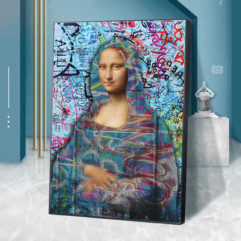 Modern Graffiti Art Figure Canvas Painting Posters And Prints Abstract ...