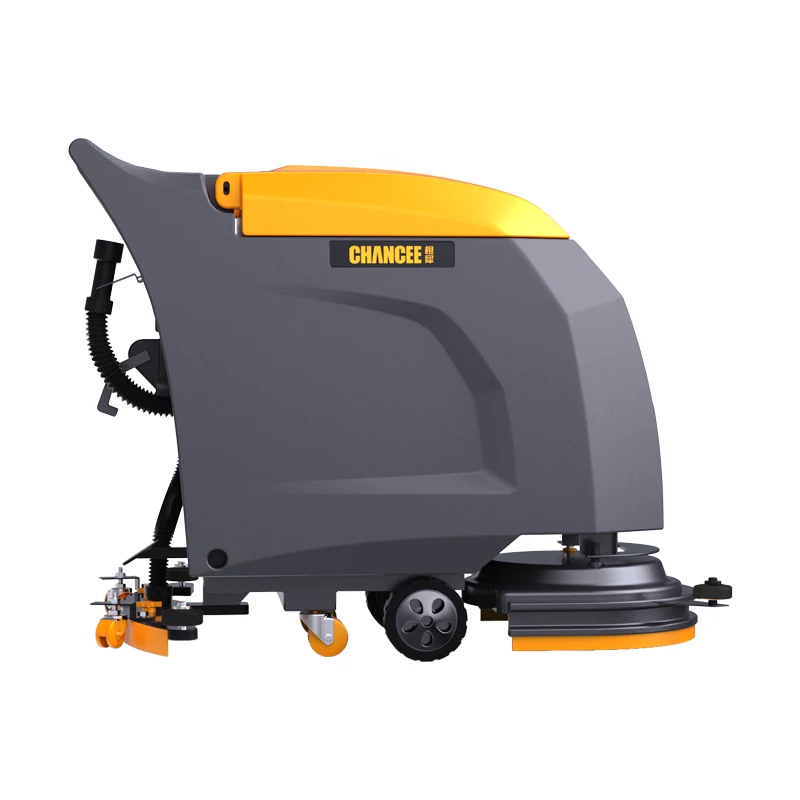 Chancee M50 Portable Concrete Walk Behind Floor Scrubber Dryer ...