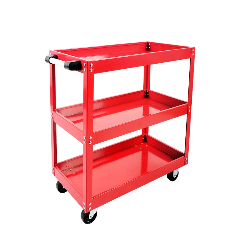 Mechanic Utility Cart Storage Trolley With Shelves Tool Trolley Cart ...