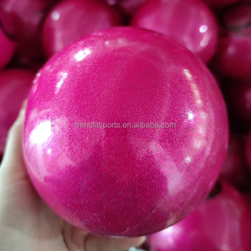 Custom Glitter Rhythmic Gymnastics Balls for Dance & Performance
