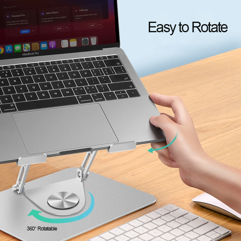 Factory Price Adjustable 360 Degree Rotating Laptop Stand Notebook 360 ...