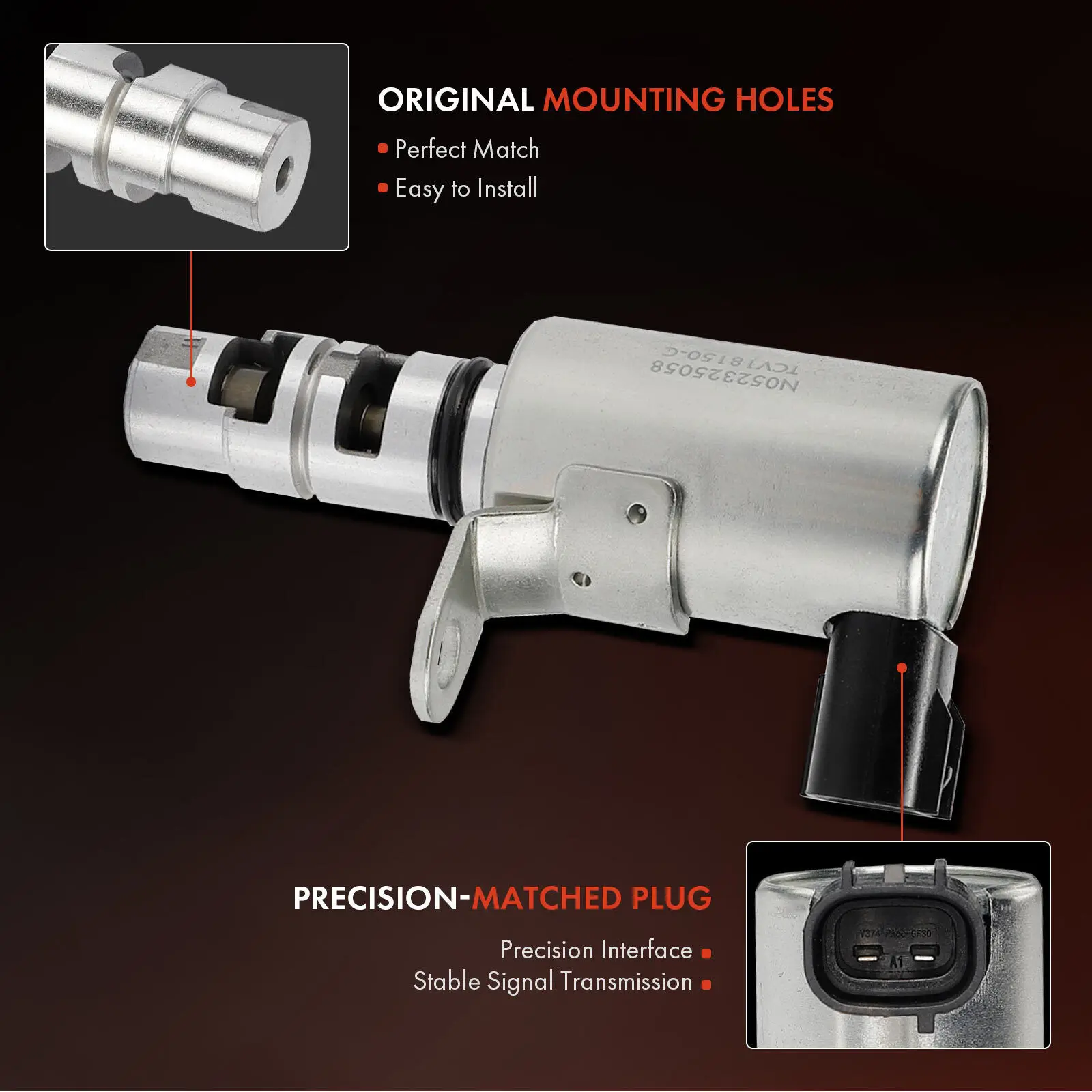 Sorghum Oil Control Variable Valve Timing Solenoid Valve For Audi Vw Chevrolet Ford Bmw Dodge ...