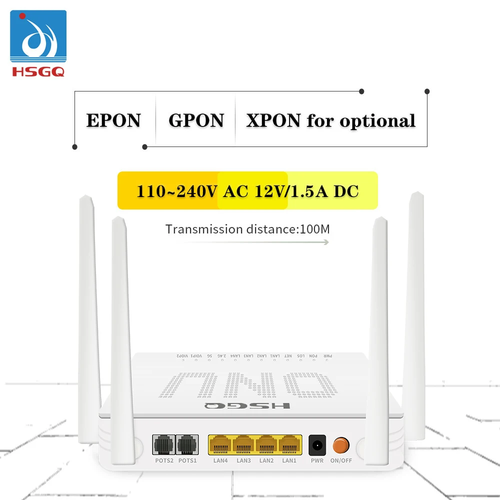 Hsgq-x421dw 5v5调制解调器hg8145v5 Eg8145v5 Xpon Epon Onu 4ge双频5g Gepon Ftth ...