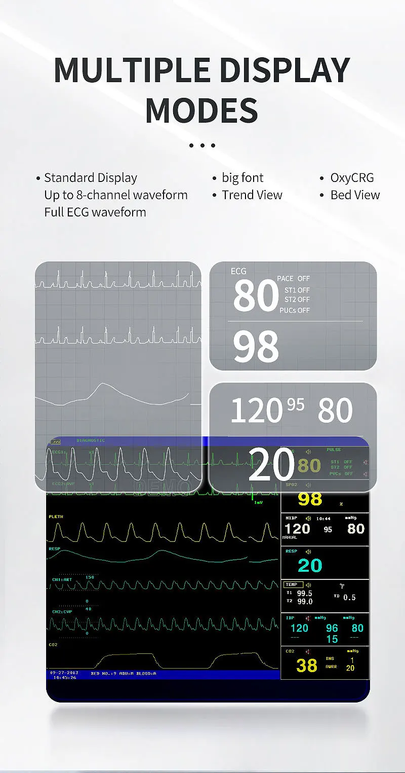 CONTEC CMS8000-1 Patient Monitor - Reliable Vital Signs