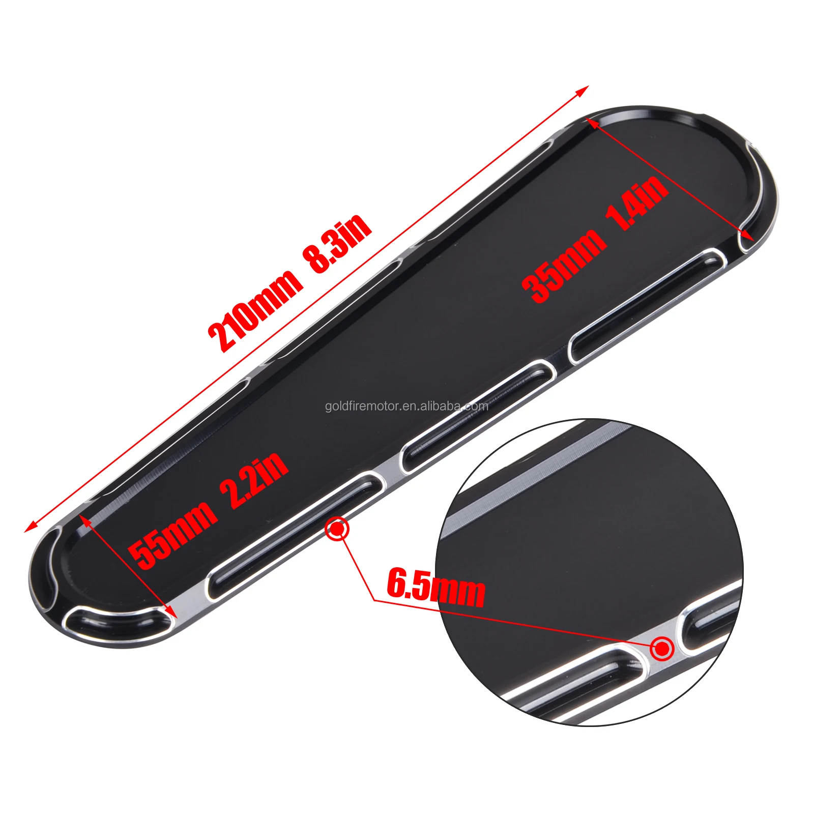 Goldfire Motorcycle Fuel Tank Cover - Harley Touring 2008-2018