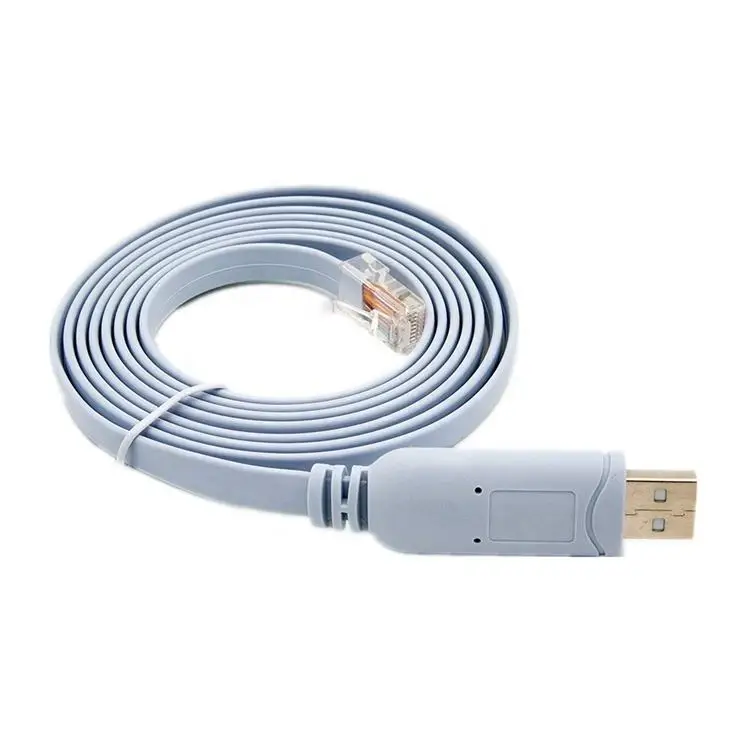 6ft Rs232 Ftdi Chip Usb To Rj45 Usb Console Cable For Routers Windows ...