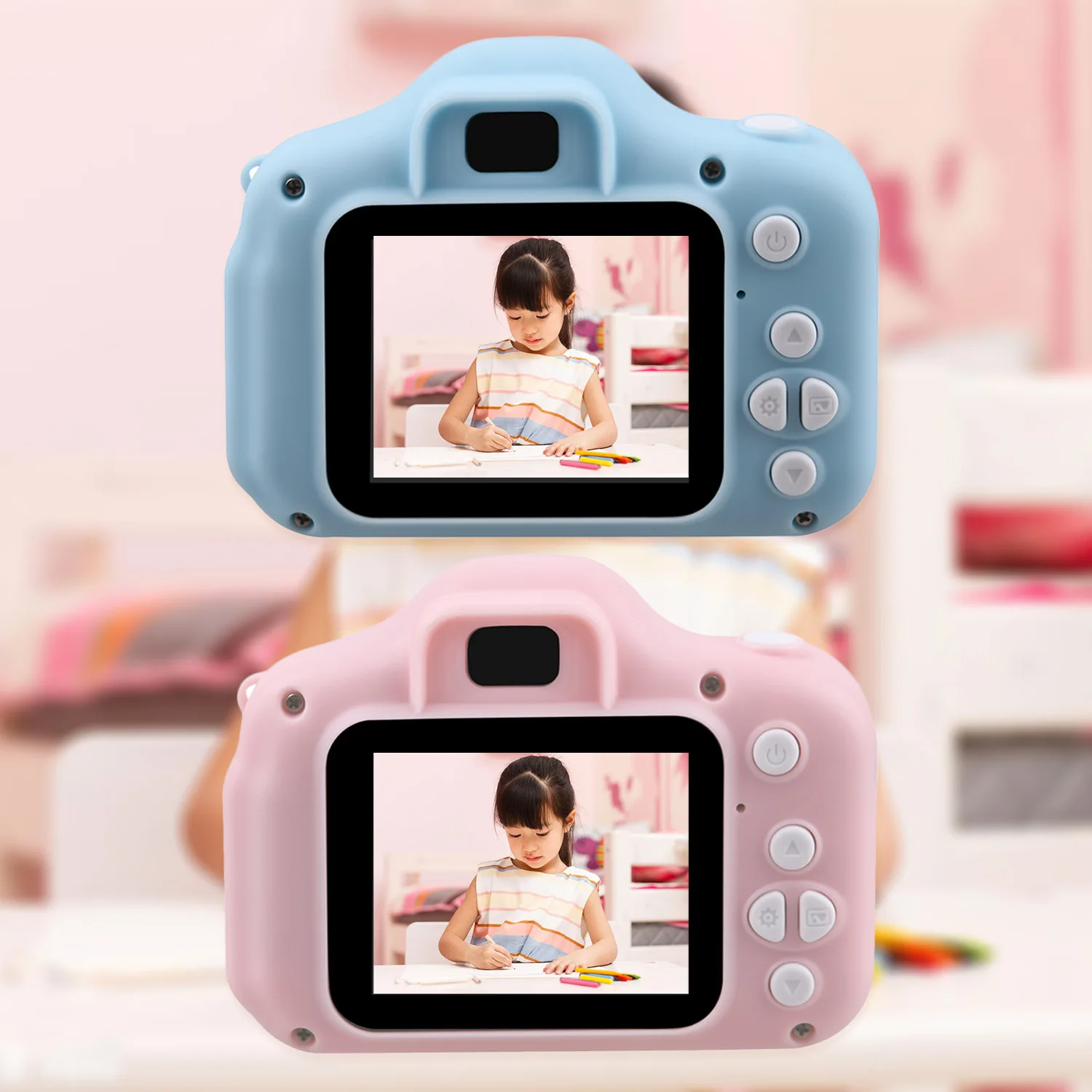 Mini HD Screen 1080P Children Baby Gifts Rechargeable Video Cameras Toy ...