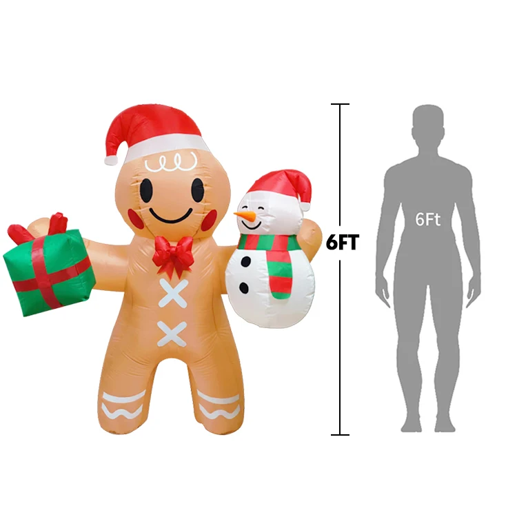 Wholesale High Quality 6ft Tall Christmas Yard Decoration Inflatable ...