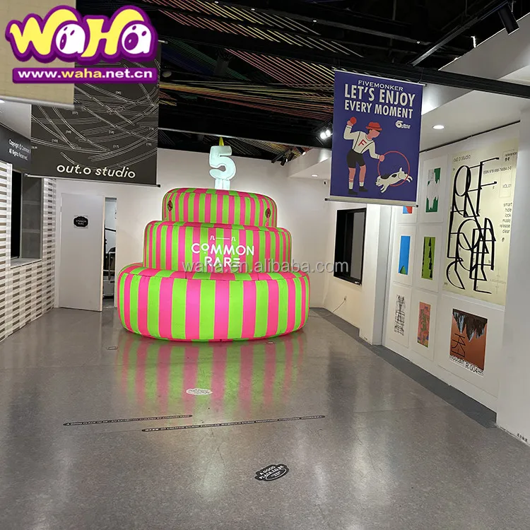 Giant Inflatable Birthday Cake Model For Party Decoration - Buy Cake ...