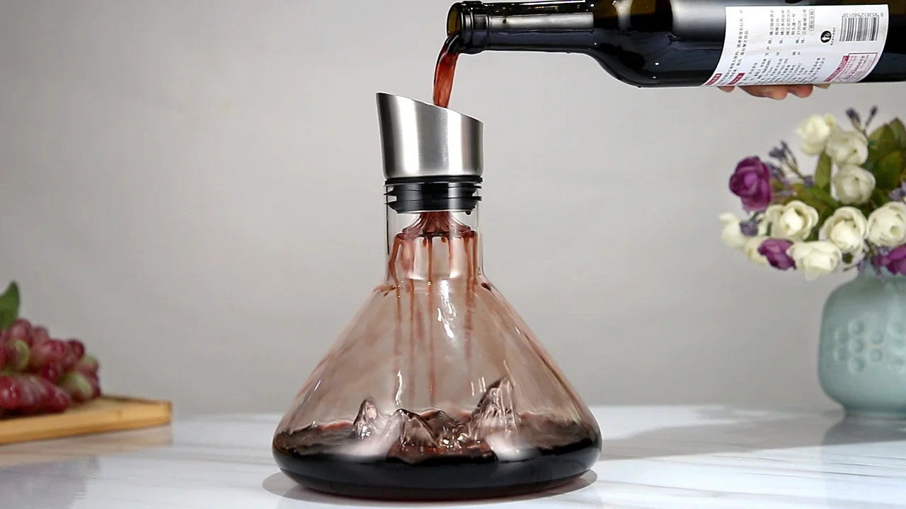 Fathers Day Whiskey Decanter Glass Wine Decanter Double Wall Wine ...