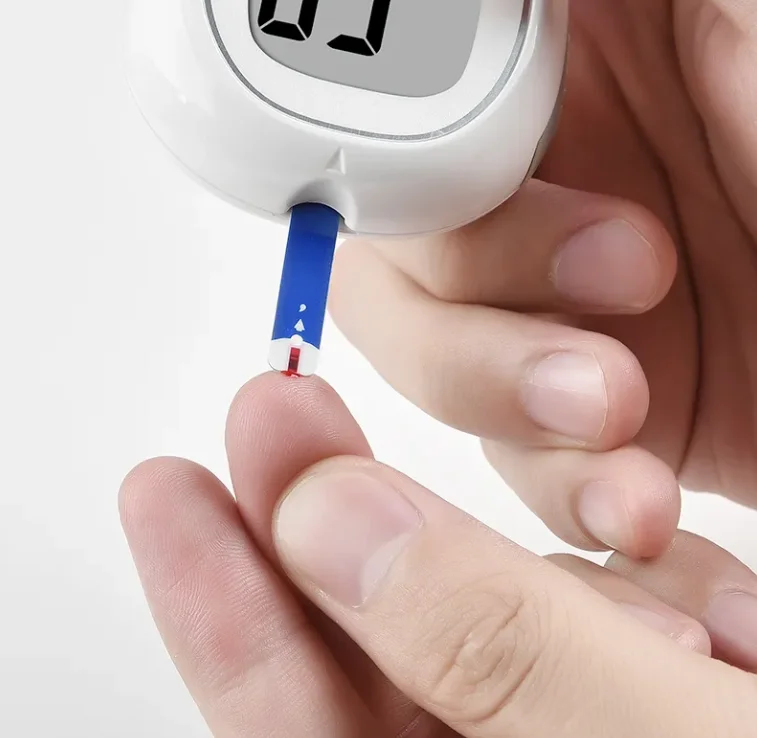 Portable Home Blood Glucose Meter Monitor Kit Glucometer Machine For ...