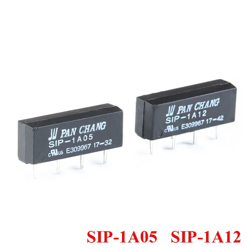 Original 5V 12V Reed Relay Switch Module SIP-1A05 SIP-1A12 4PIN Reed ...