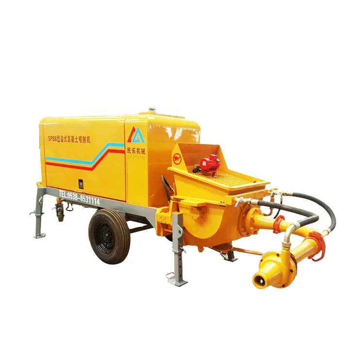 Top Quality Wet Concrete Pump Shotcrete Machine For Swimming Pool ...