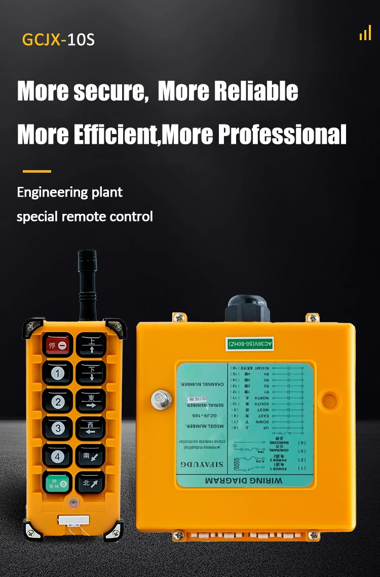 Multi-Channel Smart Waterproof Crane Universal Radio Remote Control ...