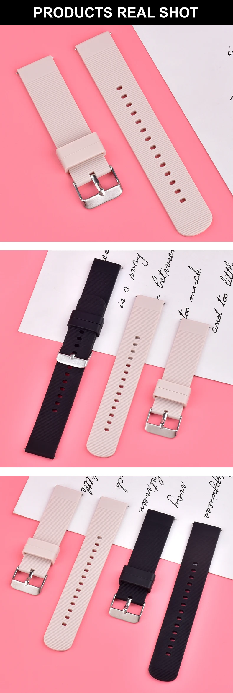 Wholesale 20mm Silicone Rubber Smart Watch Strap| Alibaba.com