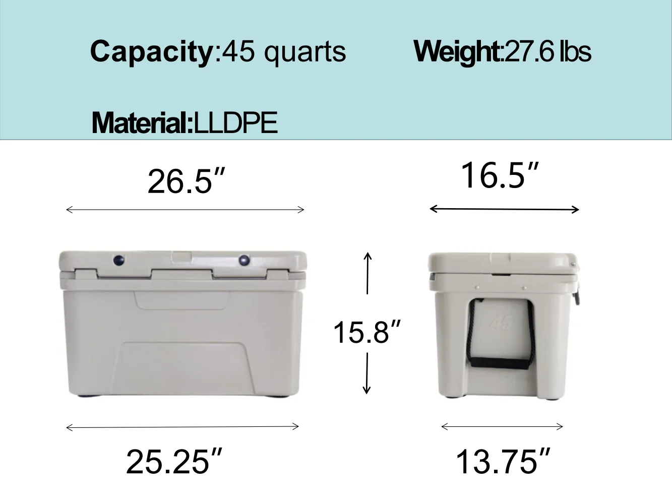 Rotomolded Ice Chest Cooler Box Insulated Hard Cooler For Camping ...