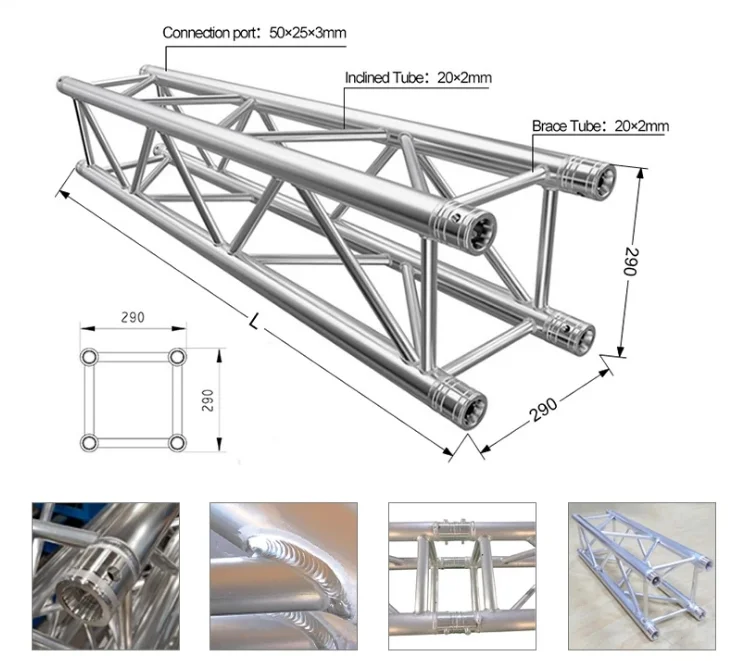 Hot Selling Stage Lighting Trusses In Chinese Factories Easy To Install ...