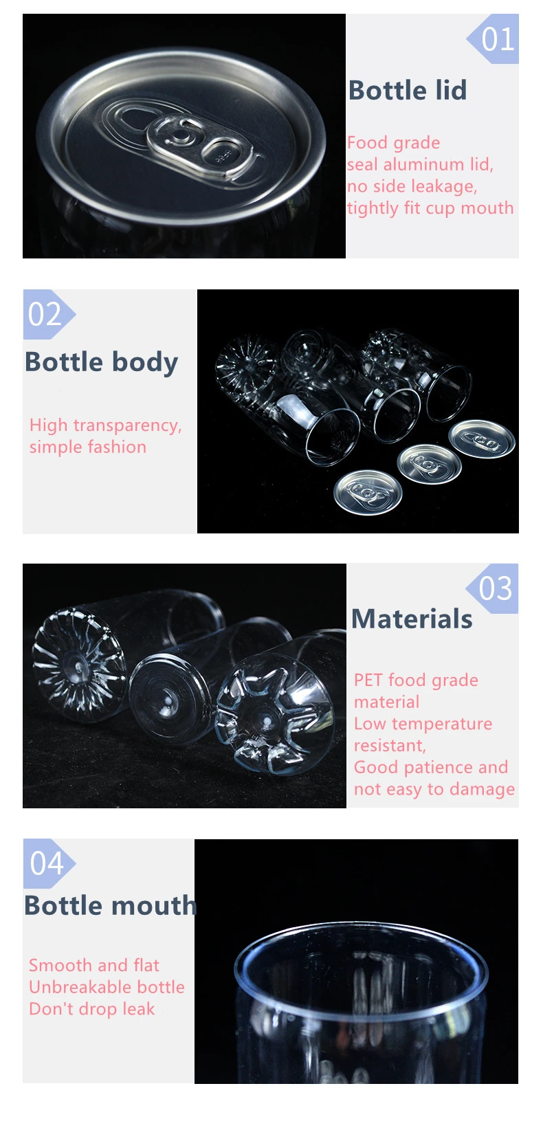 Transparent Soda Cans - Eco-Friendly Beverage Containers