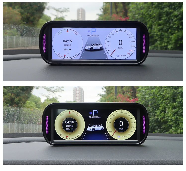 Vjoycar Headup Display Car Hud Dashboard Speed Meter Tire Pressure ...