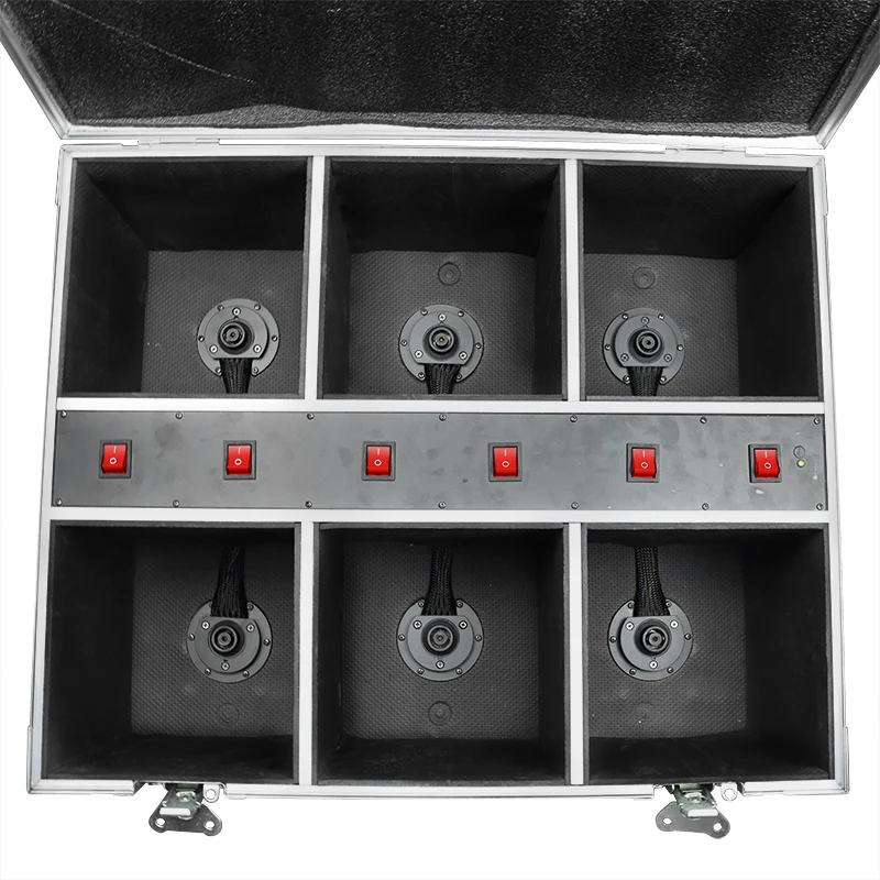 Charge 6in1 Flight case Battery Led Par Light Rgbwa+uv 6in1 9*10W ...