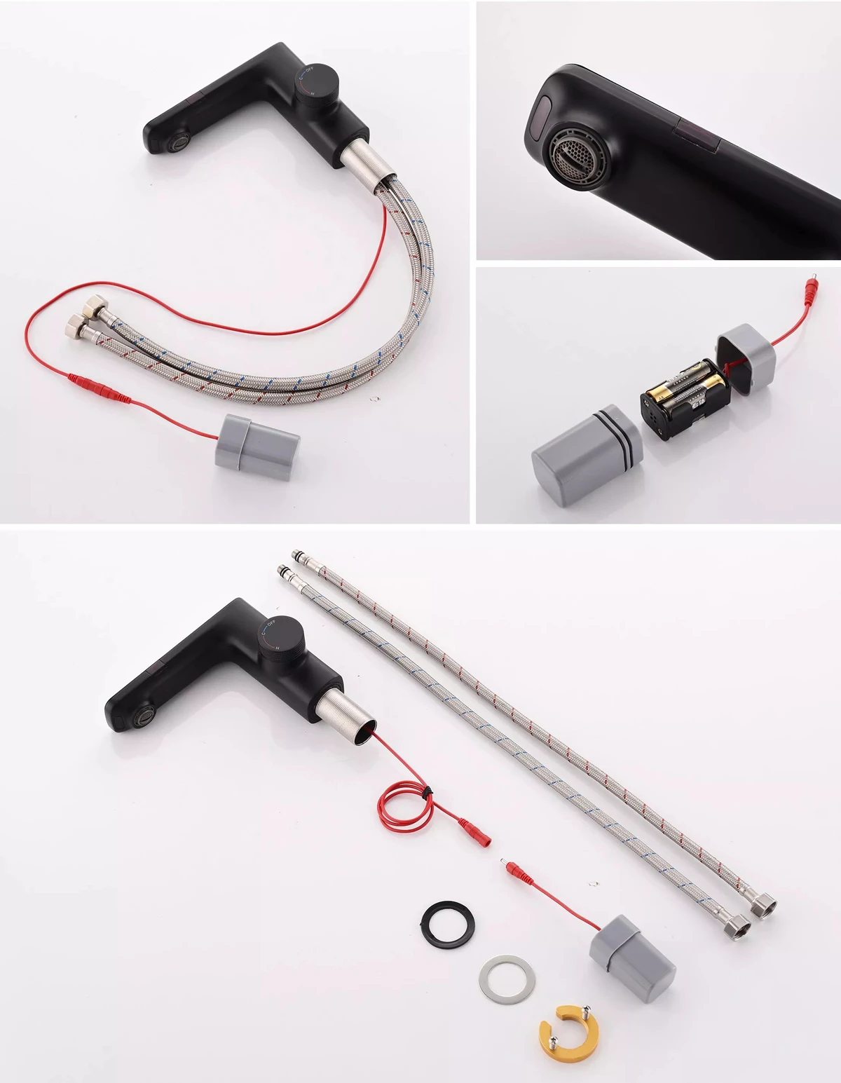 Gibo Smart Electric Touchless Faucet Bathroom Infrared Sense Bathroom ...