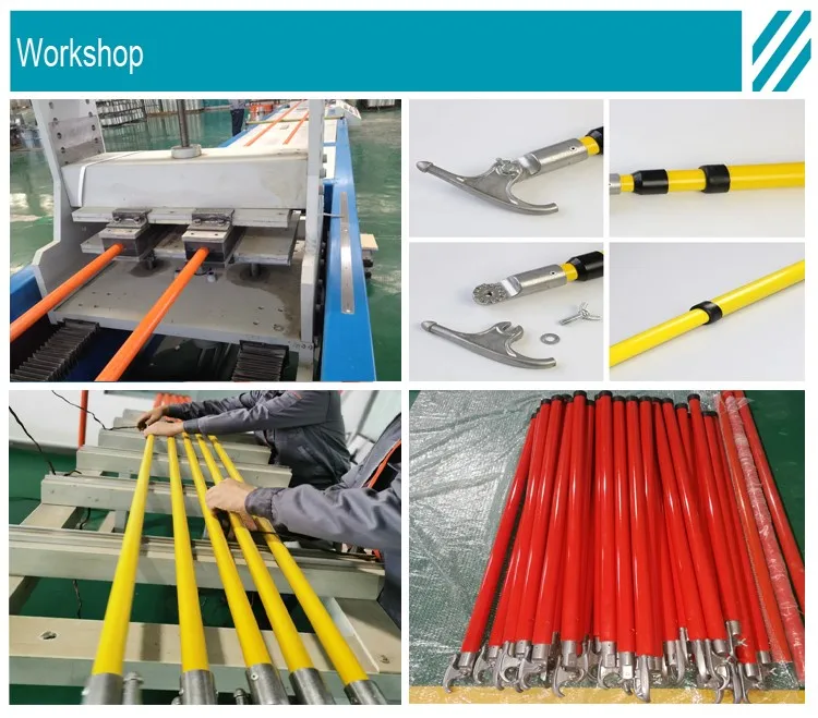 Lineman Tools - High Voltage Triangle Fiberglass Hot Stick