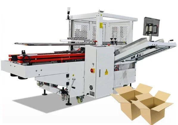 Dual Servo Motor Control High Speed Automatic Case Carton Box Erector ...