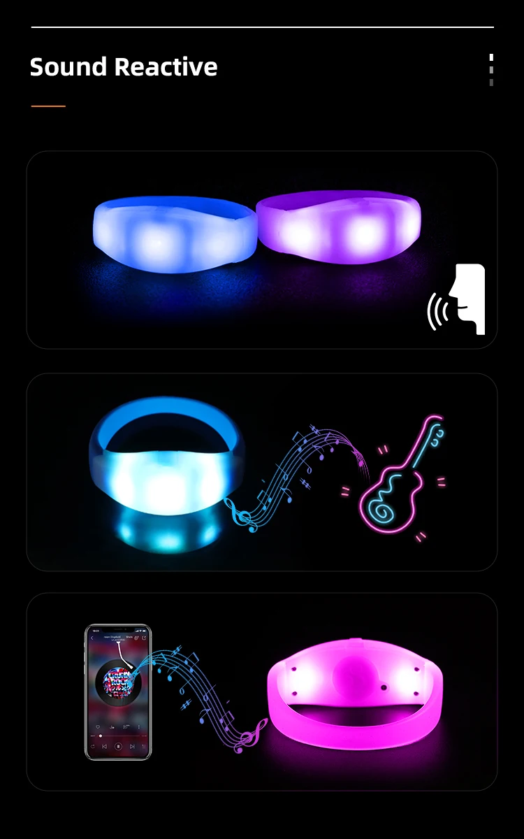 Bracelet Luminous Wristband - Sound Activated LED Bracelets