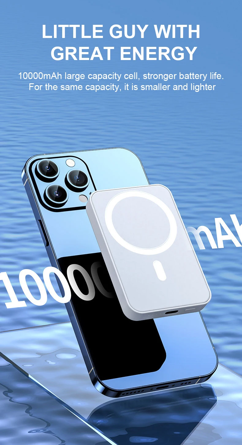 Best Mobile Phone Wireless Charger Powerbank 5000 10000mah Slim Fast ...