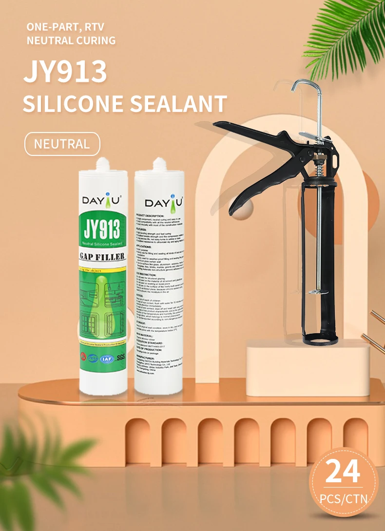 Gp Factory Glass Curtain Wall Glazing 300ml Bonding Rtv Silicone Rubber Waterproofing Multi ...