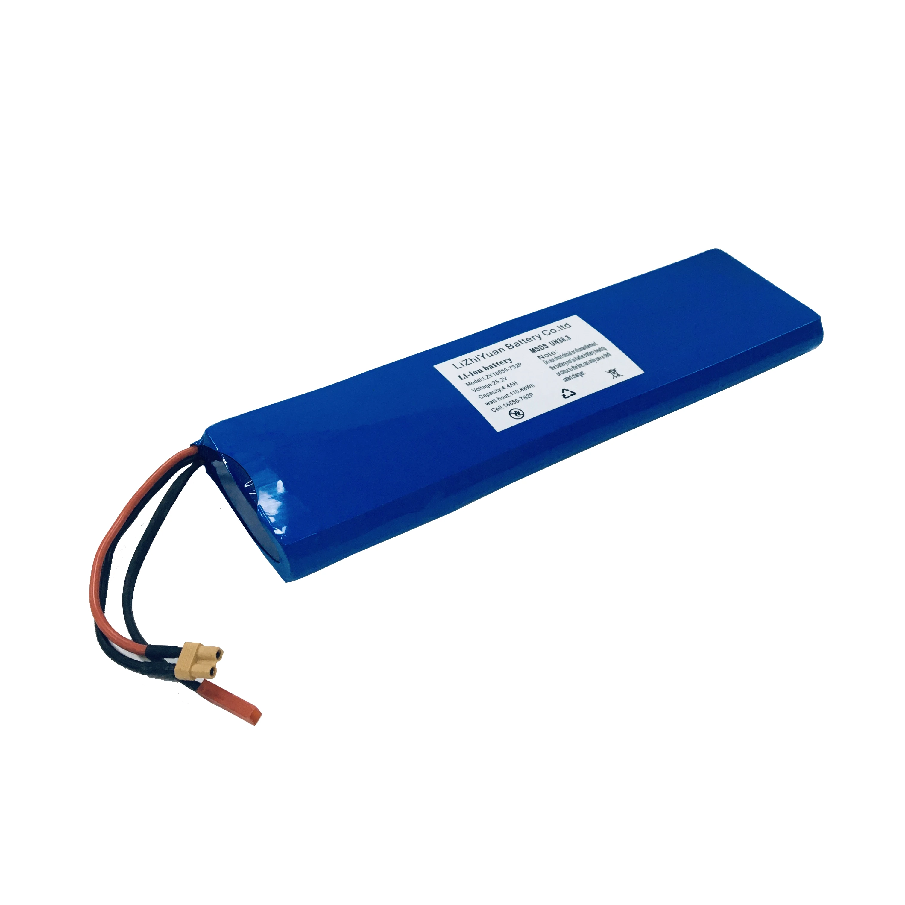High Quality 24 Volt Rechargeable Lithium Ion Battery Pack 25.2v 7s2p ...
