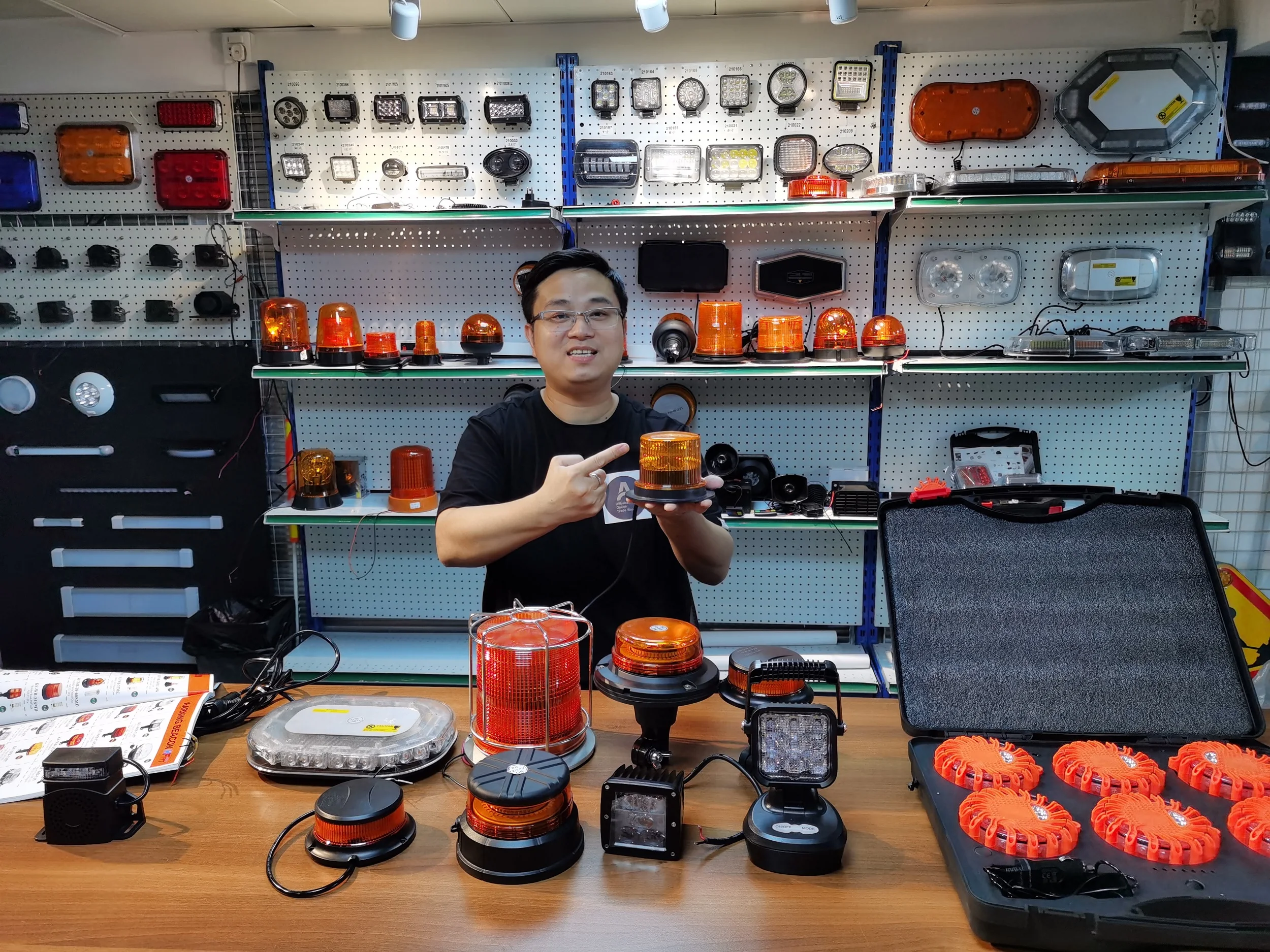 Red Blue Zone Line Forklift Light Led Warning Laser Forklift Safety ...