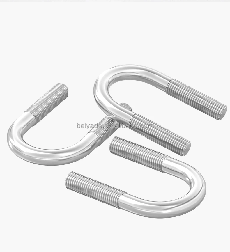 U-Bolt with Rubber Sleeve U-Bolt with Rubber Coating U-Shaped Bolt with ...