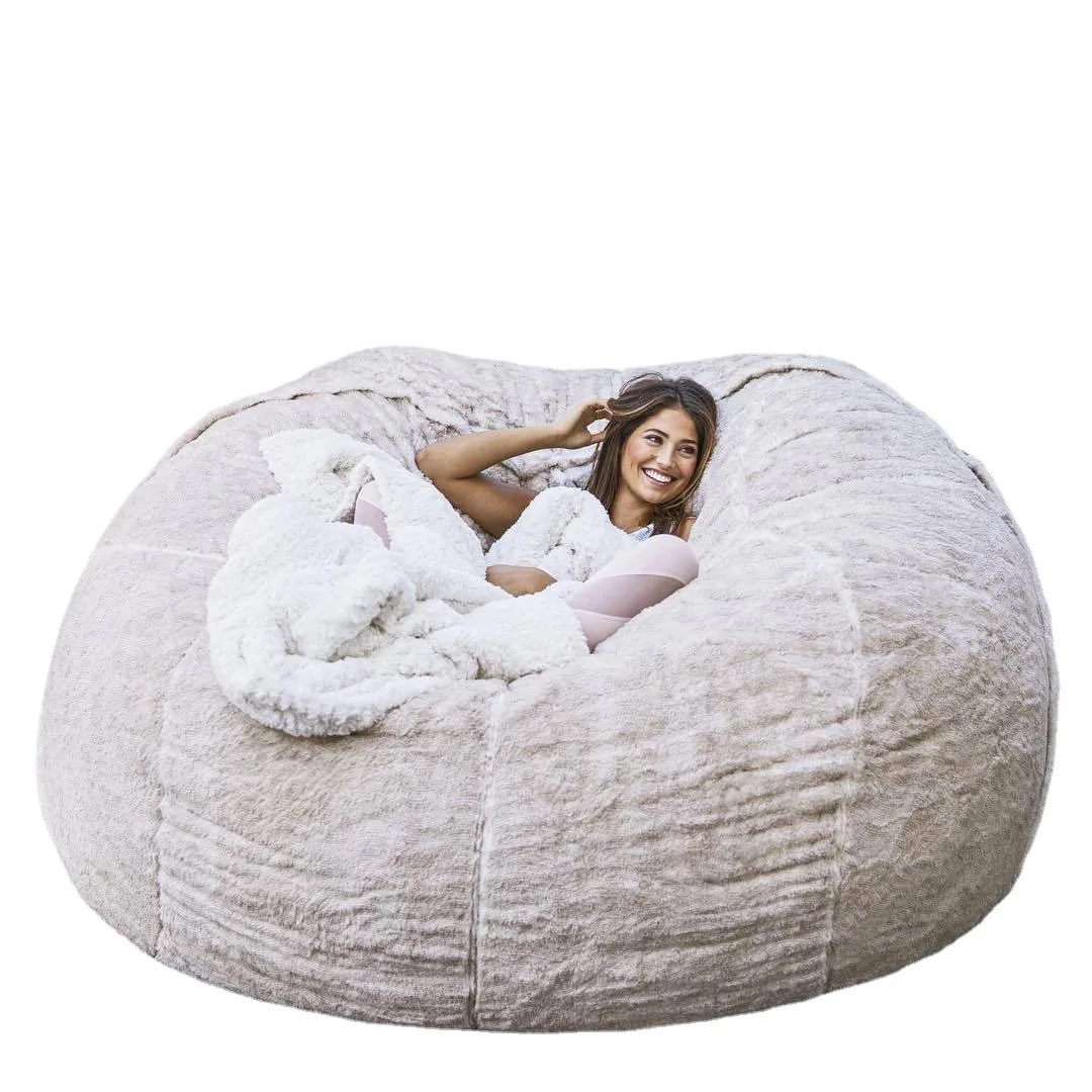 Premier Fur Memory Foam Bean Bag Bed - Ultimate Comfort
