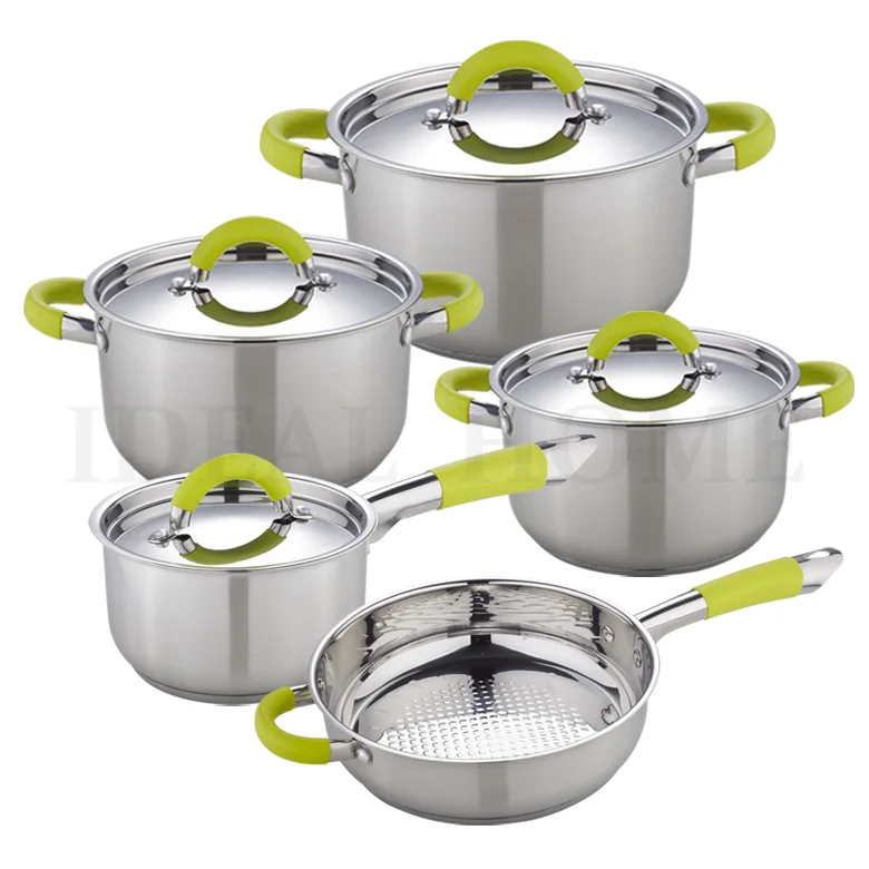 Cooking Pots Sets Nonstick Cookware Pots And Pans Stainless Steel ...