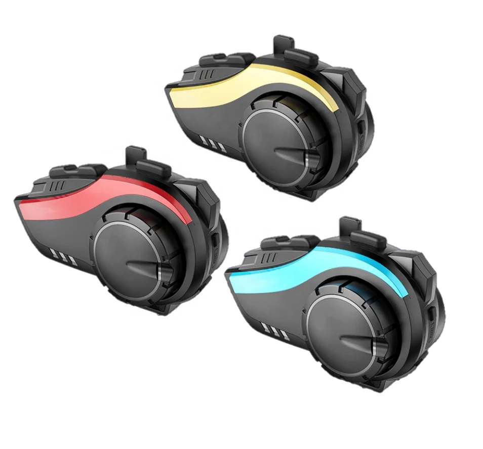 Motorcycle Helmet Group Blue-tooth Intercom Headsets Available 6 ...