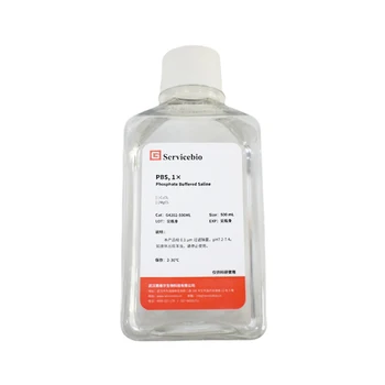 Pbs Phosphate Buffered Saline Lab Ph Ion Water Mammalian Cell Culture ...