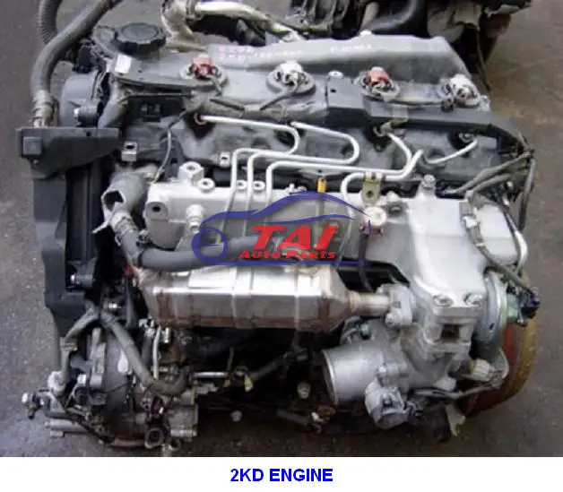 Jdm Original Used Diesel Engine 2kd 2kd-ftv Engine Assembly For Toyota ...