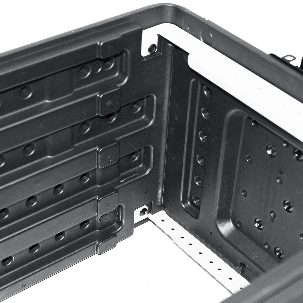 Strong 3U Rack Flight Case for DJ 2U Amplifier - Plastic